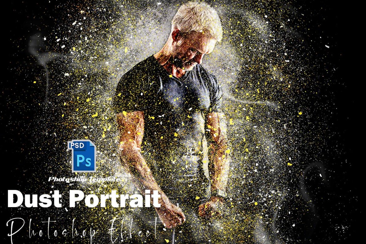 Dust Portrait Photoshop Effect | Deeezy