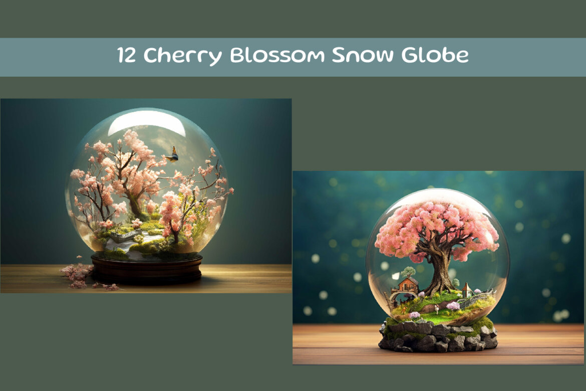 Cherry Blossom Snow Globe | Deeezy