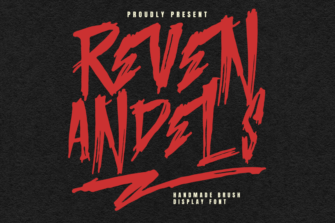 Reven Andels Brush Font | Deeezy