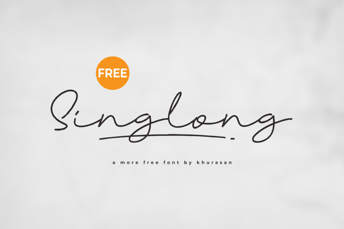Singlong FREE Script Font | Deeezy
