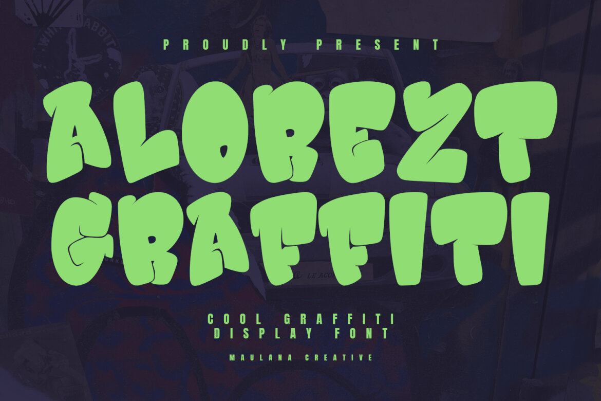 Alorezt Cool Graffiti Display Font | Deeezy
