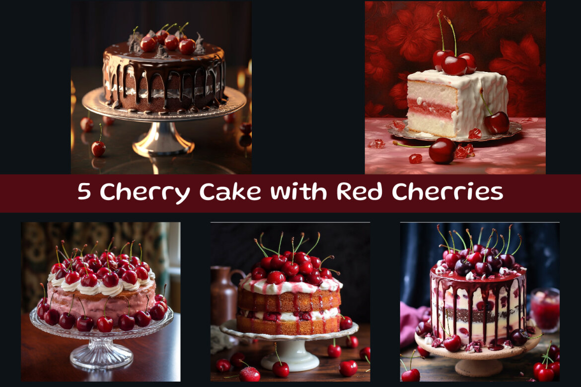 Cherry Cake with Red Cherries | Deeezy