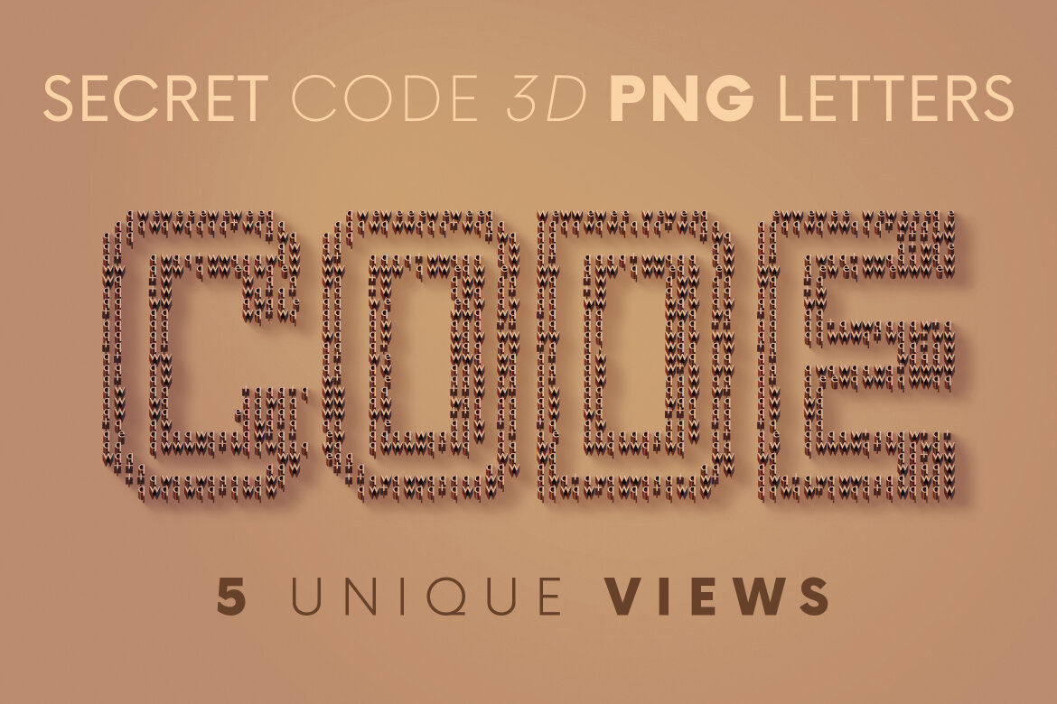 Secret Code - Free 3D Alphabet | Deeezy