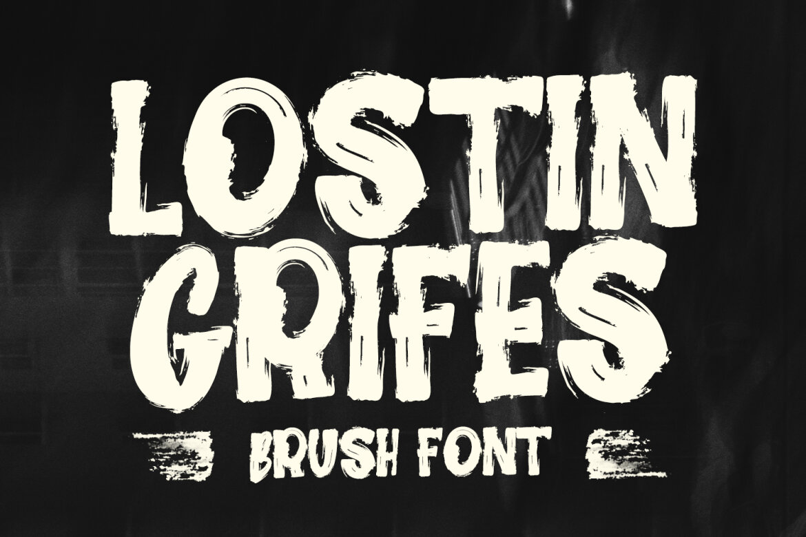Lostin Grifes Brush Font | Deeezy