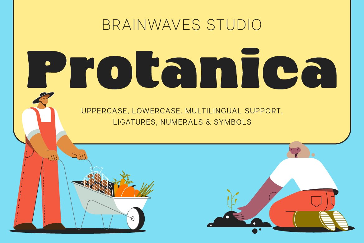 Protanica | Retro Bold Font | Deeezy