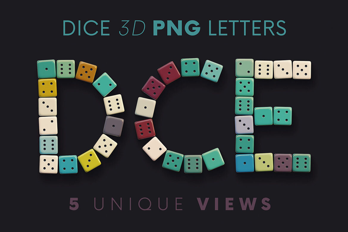Dice - PNG Alphabet | Deeezy