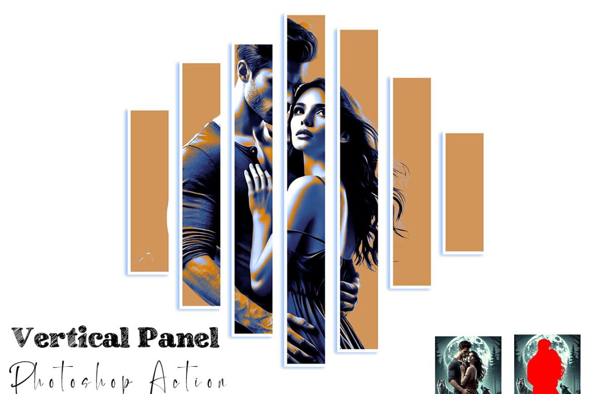 Vertical Panel Photoshop Action | Deeezy Vertical Panel Photoshop Action | Deeezy