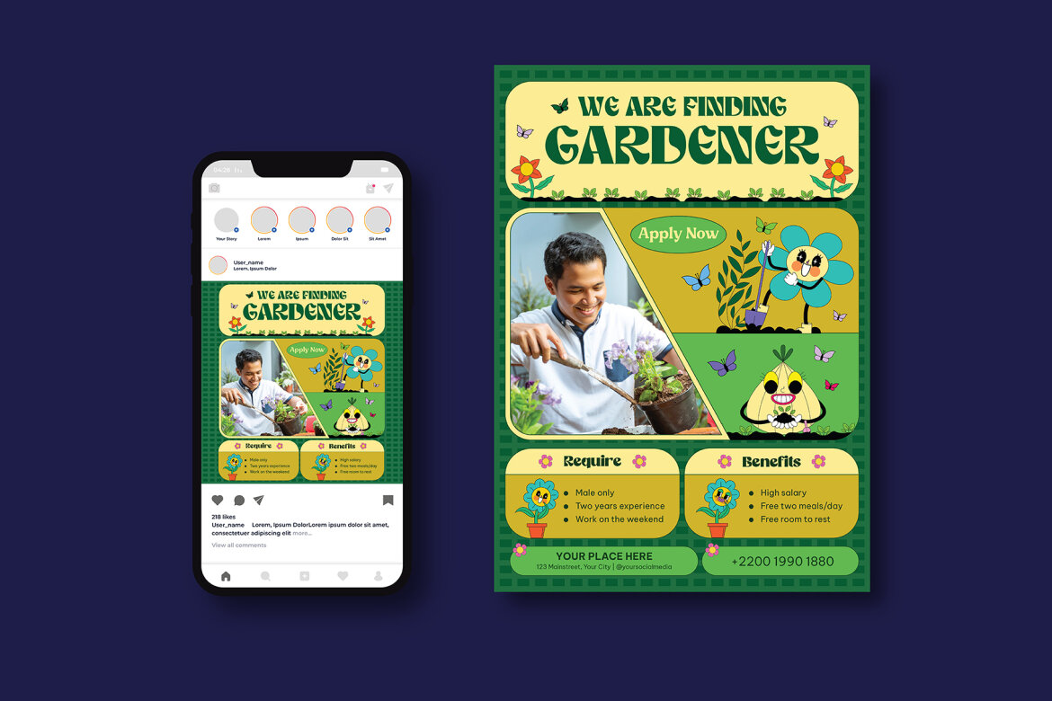 We Are Finding Gardener Flyer | Deeezy