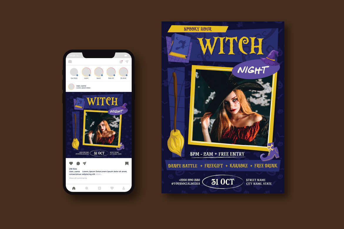 Witch Night Flyer | Deeezy