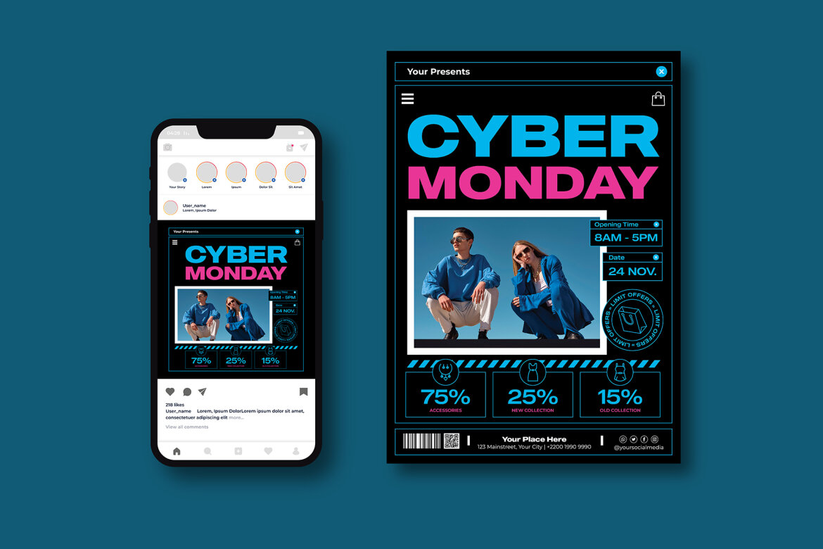 Cyber Monday Flyer | Deeezy