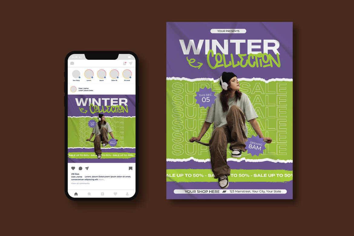 Winter Collection Flyer | Deeezy