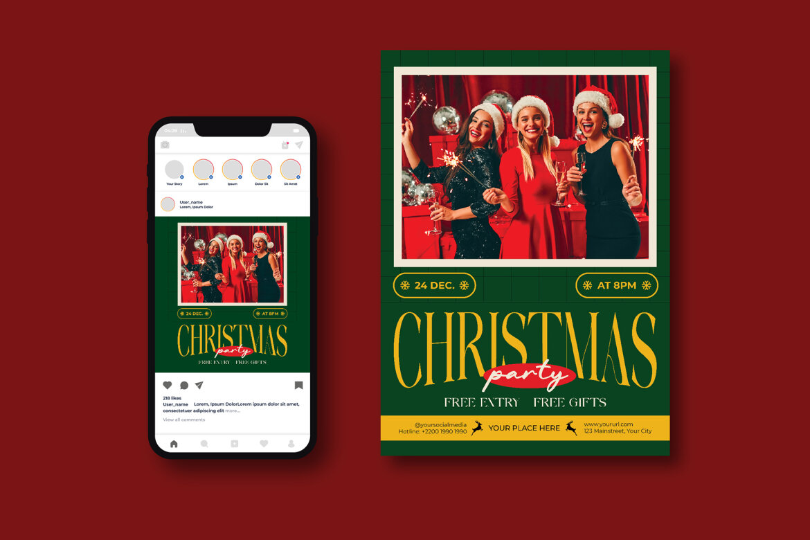 Christmas Party Flyer | Deeezy