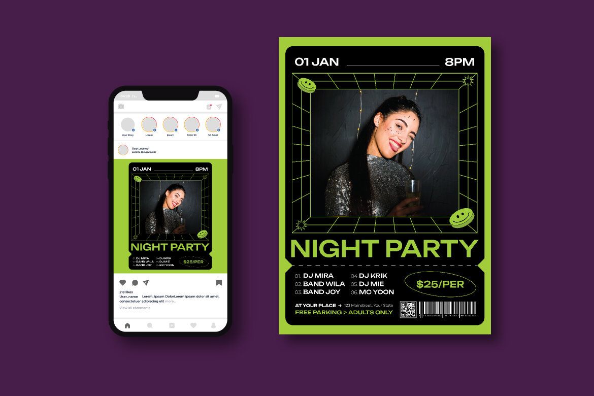 Night Party Flyer | Deeezy
