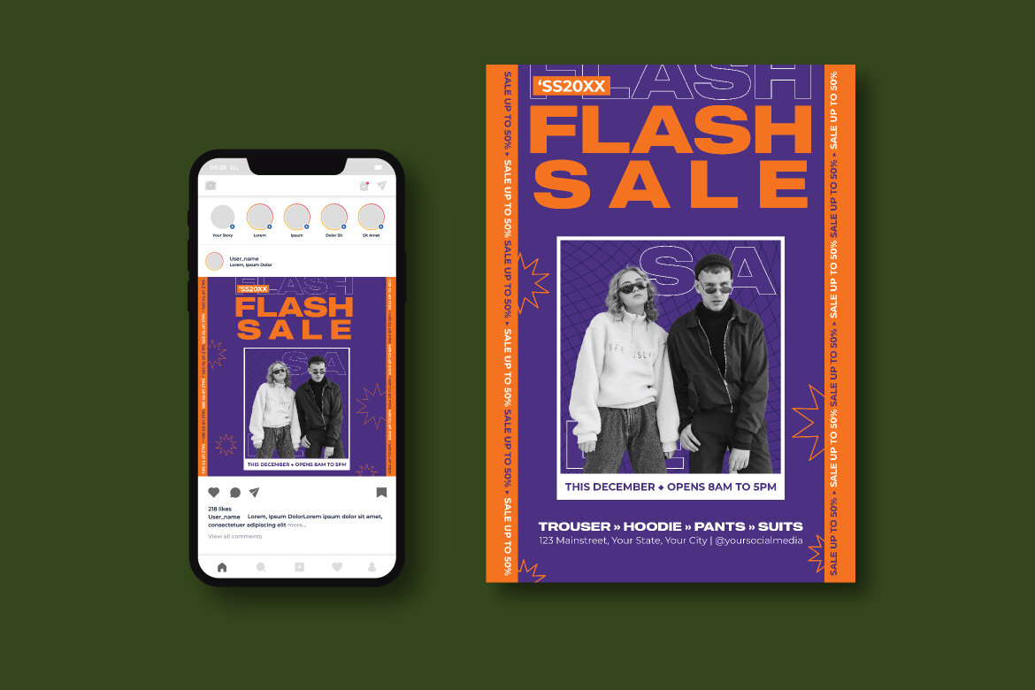 Flash Sale Flyer | Deeezy