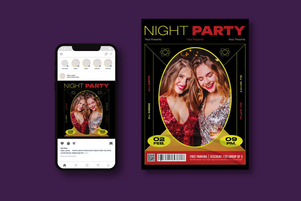 Night Party Flyer | Deeezy