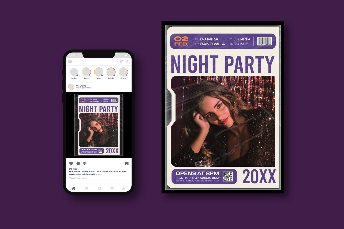 Night Party Flyer | Deeezy