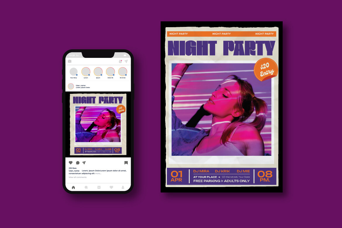 Night Party Flyer | Deeezy
