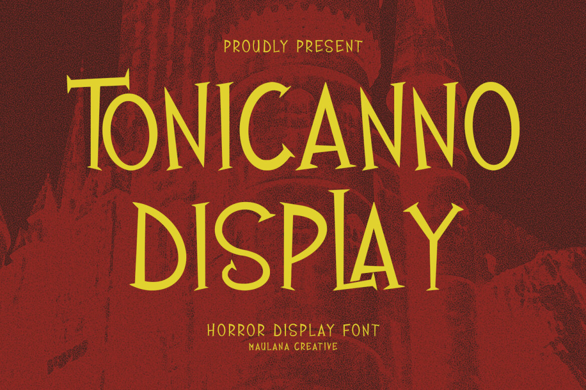Tonicanno Decorative Display Font | Deeezy