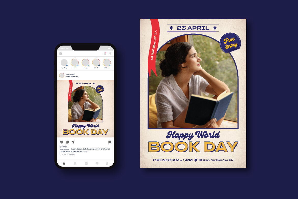 World Book Day Flyer | Deeezy