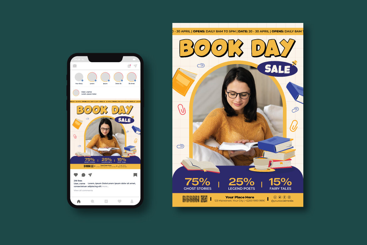 World Book Day Flyer | Deeezy