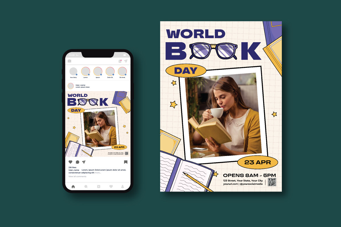 World Book Day Flyer | Deeezy