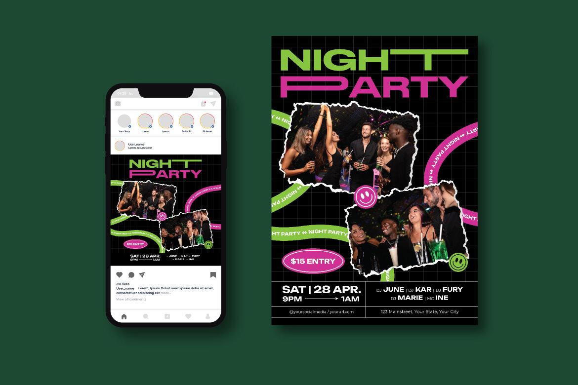 Night Party Flyer | Deeezy