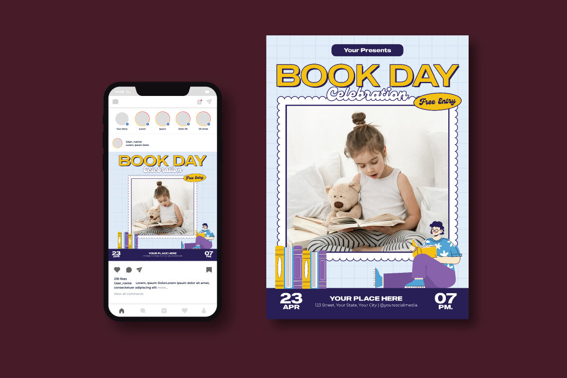 World Book Day Flyer | Deeezy