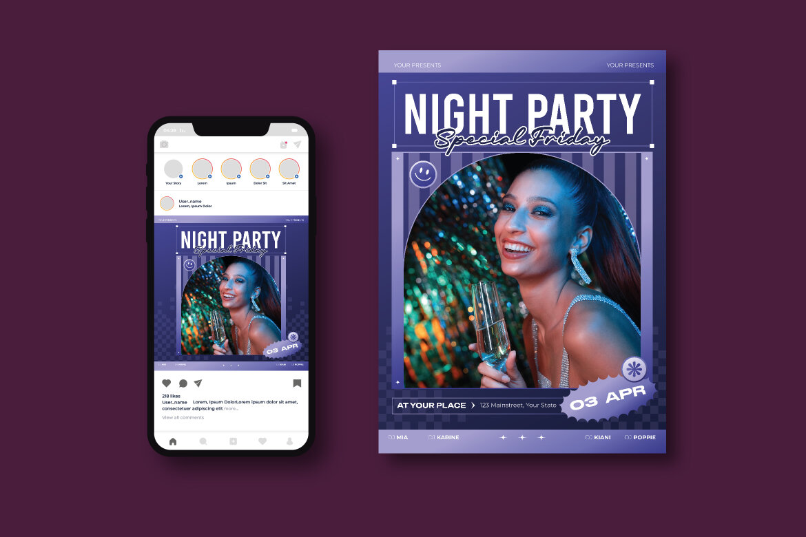Night Party Flyer | Deeezy