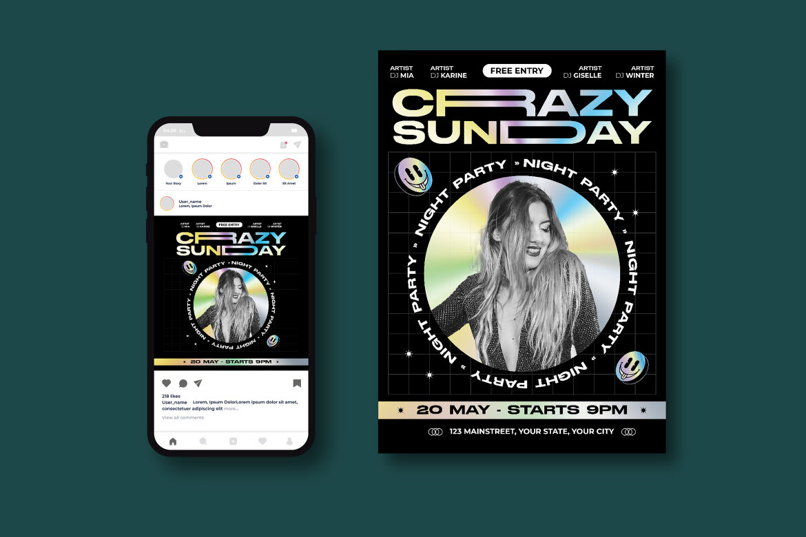 Night Party Flyer | Deeezy