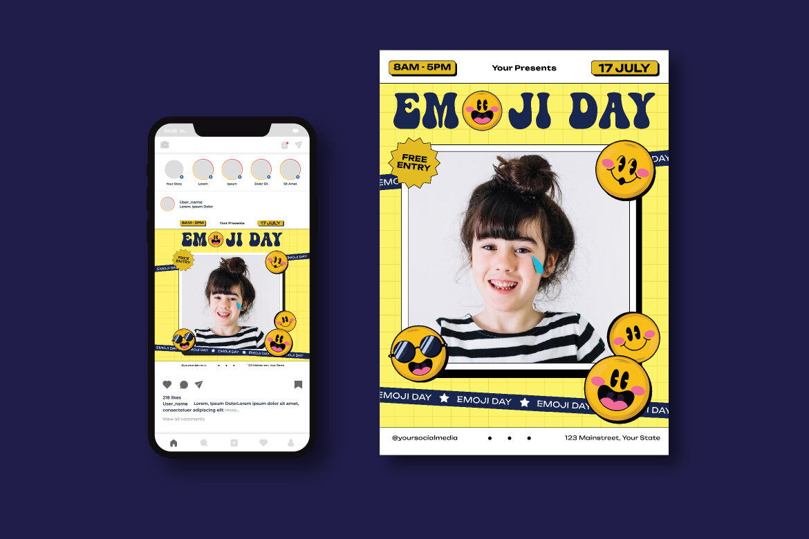 World Emoji Day Flyer | Deeezy