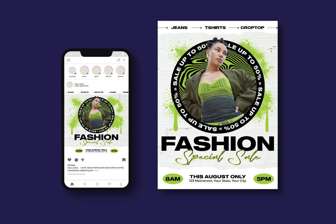 Fashion Sale Flyer | Deeezy