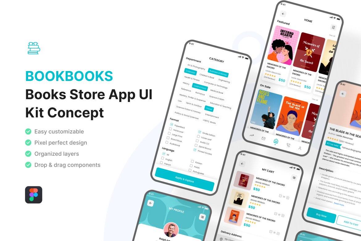 Book Store UI Kit | Deeezy