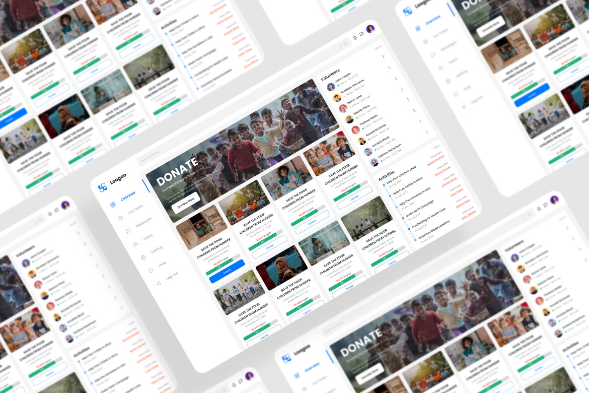 Charity Dashboard | Deeezy