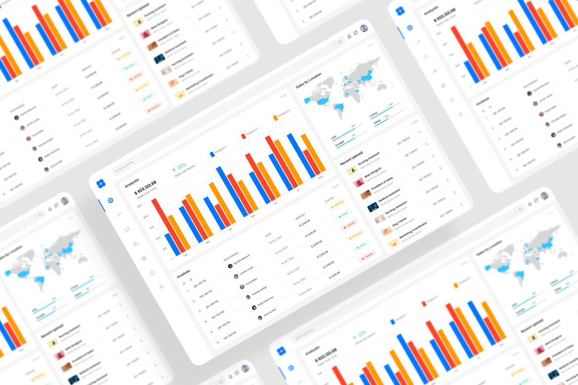 Management Dashboard UI Kit | Deeezy