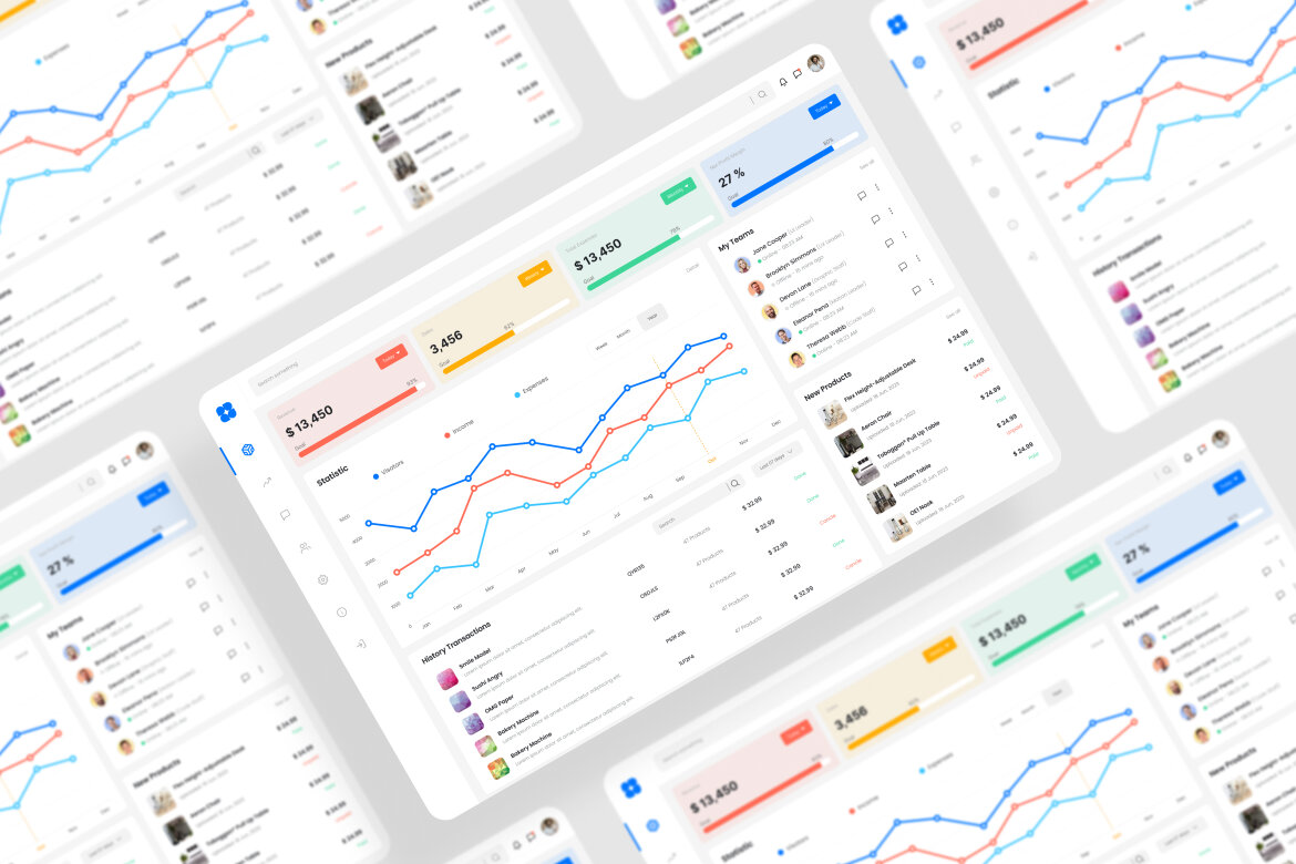Management Dashboard UI Kit | Deeezy