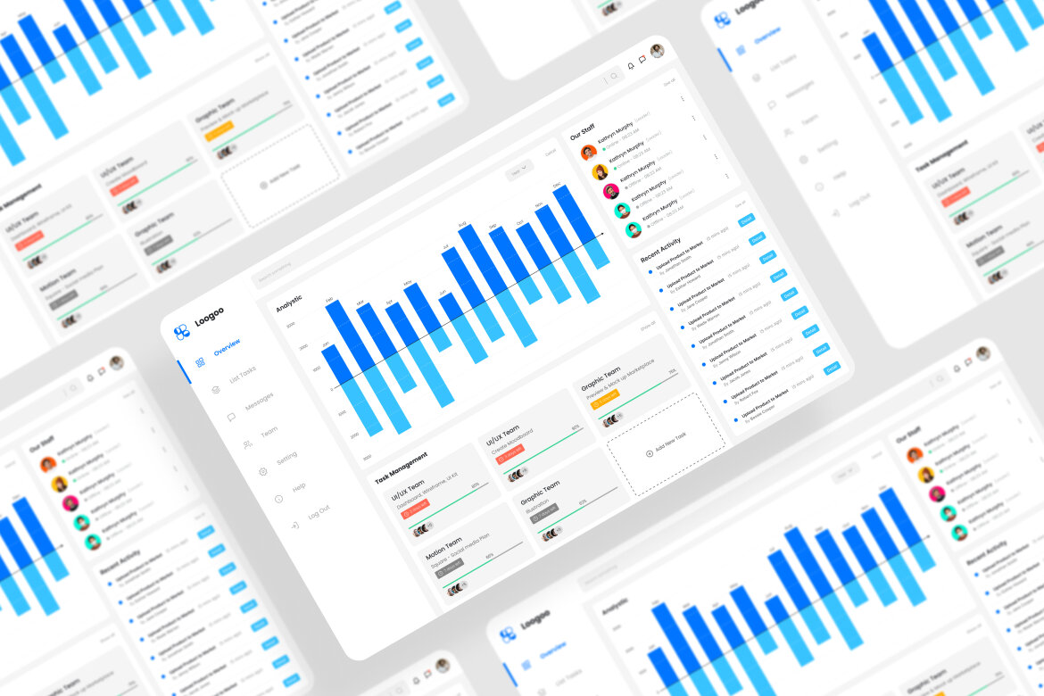 Management Dashboard UI Kit | Deeezy