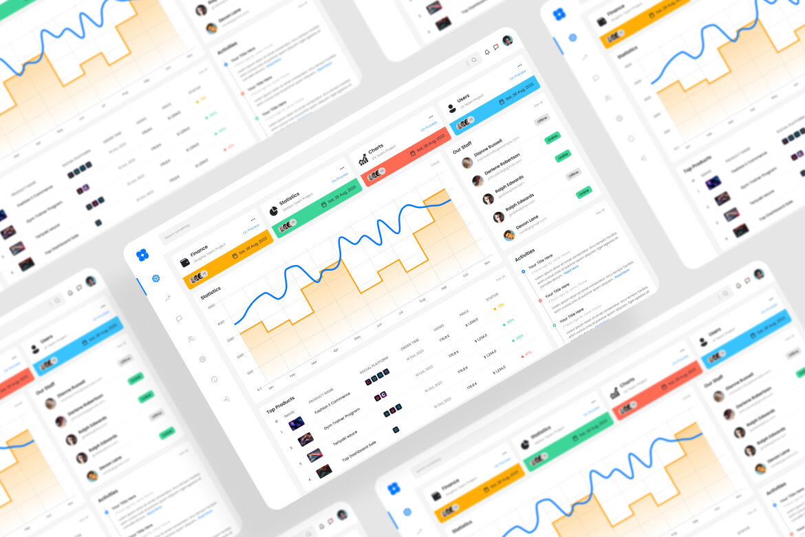 Management Dashboard UI Kit | Deeezy