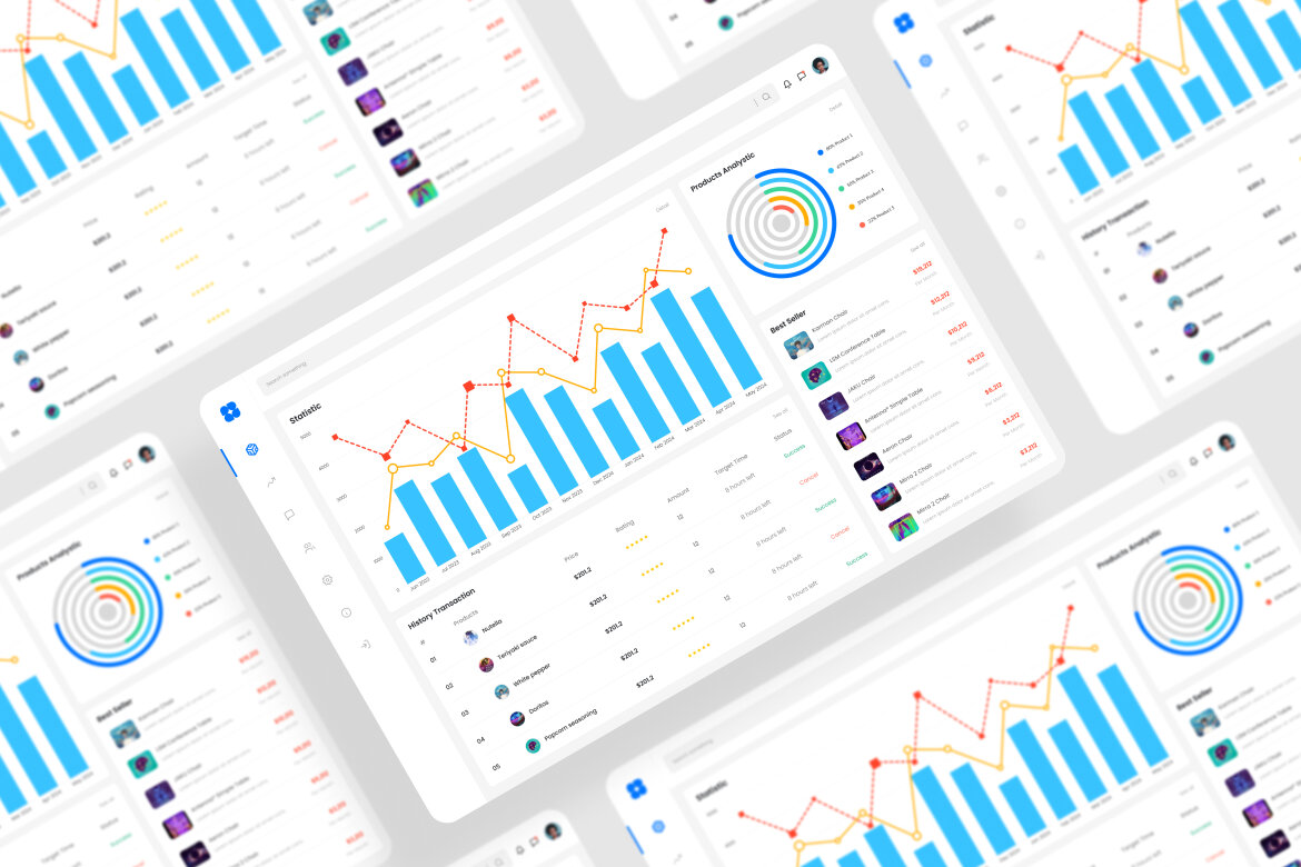 Management Dashboard UI Kit | Deeezy