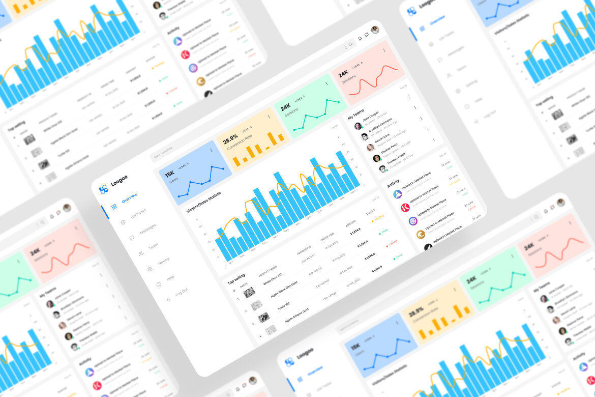 Management Dashboard UI Kit | Deeezy