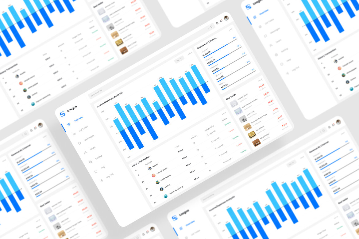 Management Dashboard UI Kit | Deeezy
