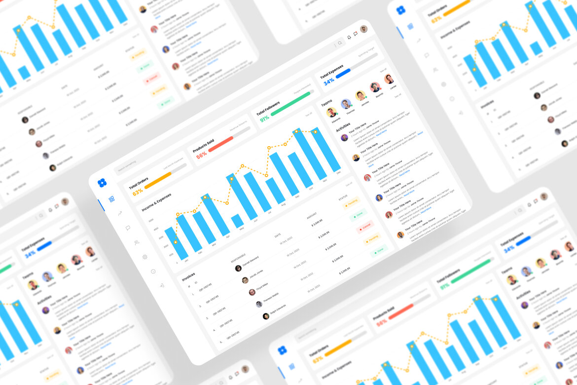 Management Dashboard UI Kit | Deeezy