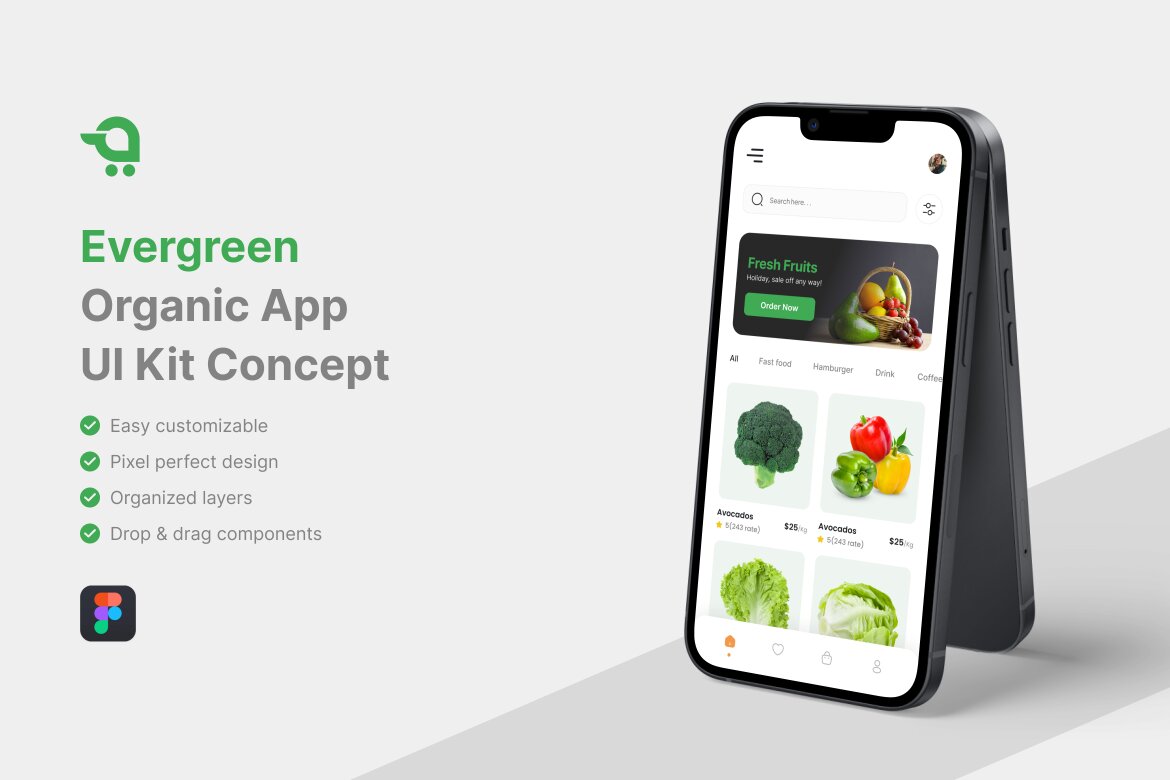 Organic App UI Kit | Deeezy
