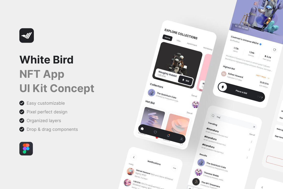 NFT App UI Kit | Deeezy