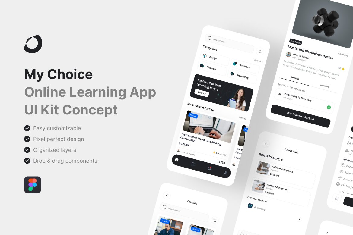 Online Learning App UI Kit | Deeezy