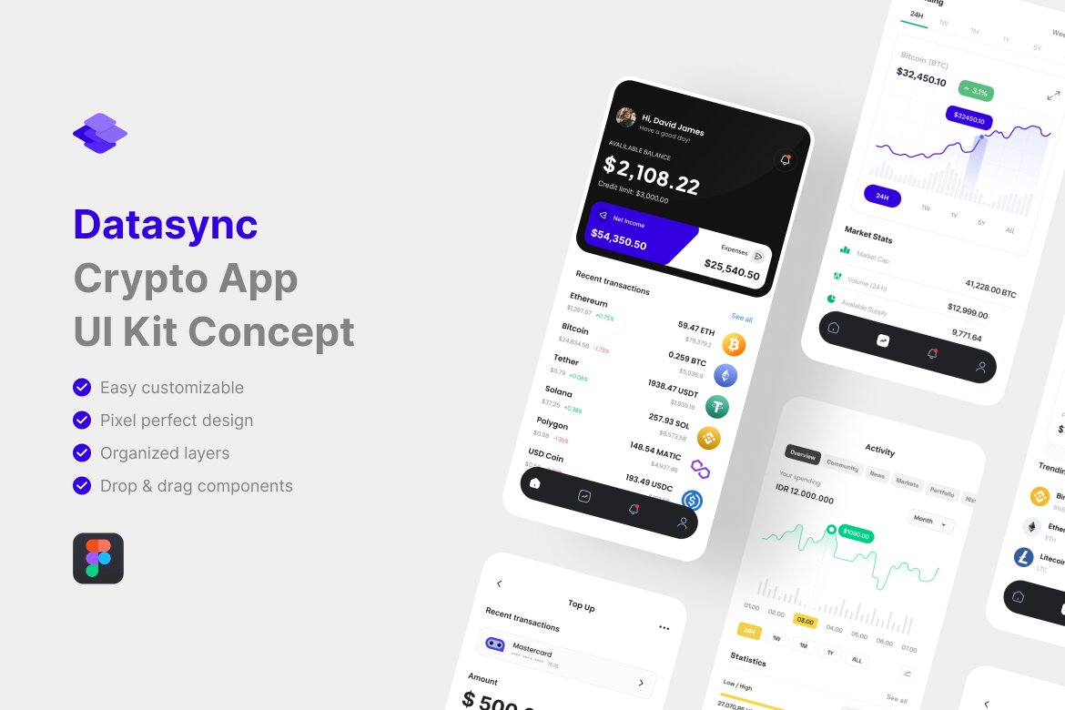 Crypto App Ui Kit | Deeezy
