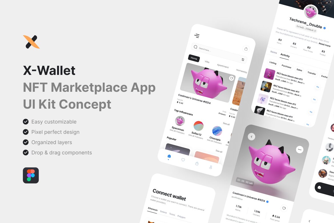 NFT Marketplace App UI Kit | Deeezy