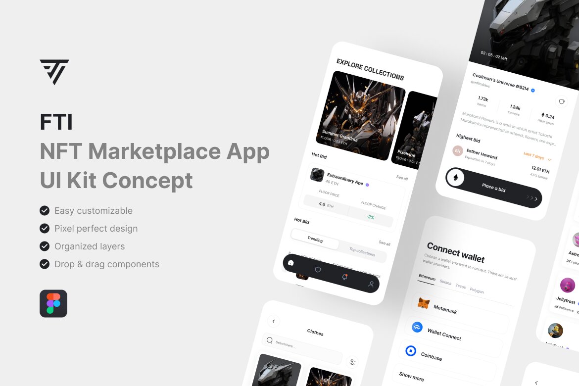 NFT App UI Kit | Deeezy