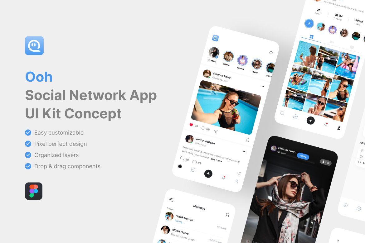 Social Network App UI Kit | Deeezy