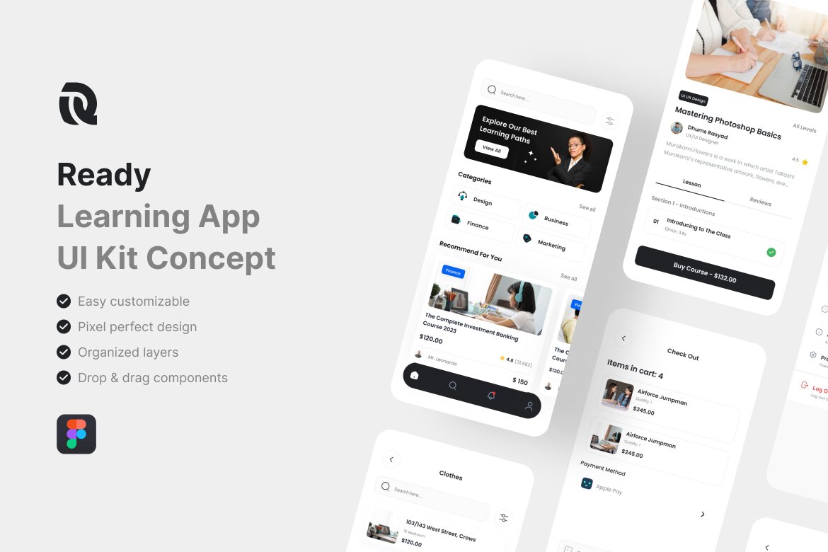 Learning App UI Kit | Deeezy