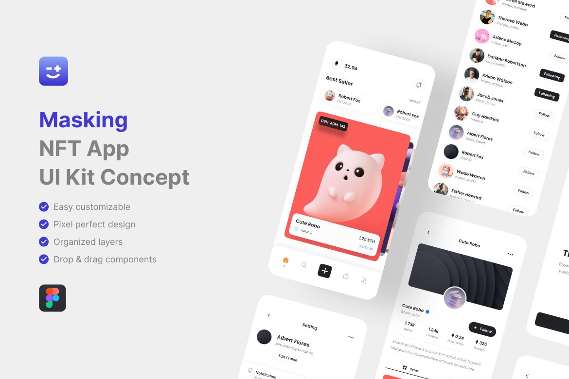 NFT App UI Kit | Deeezy
